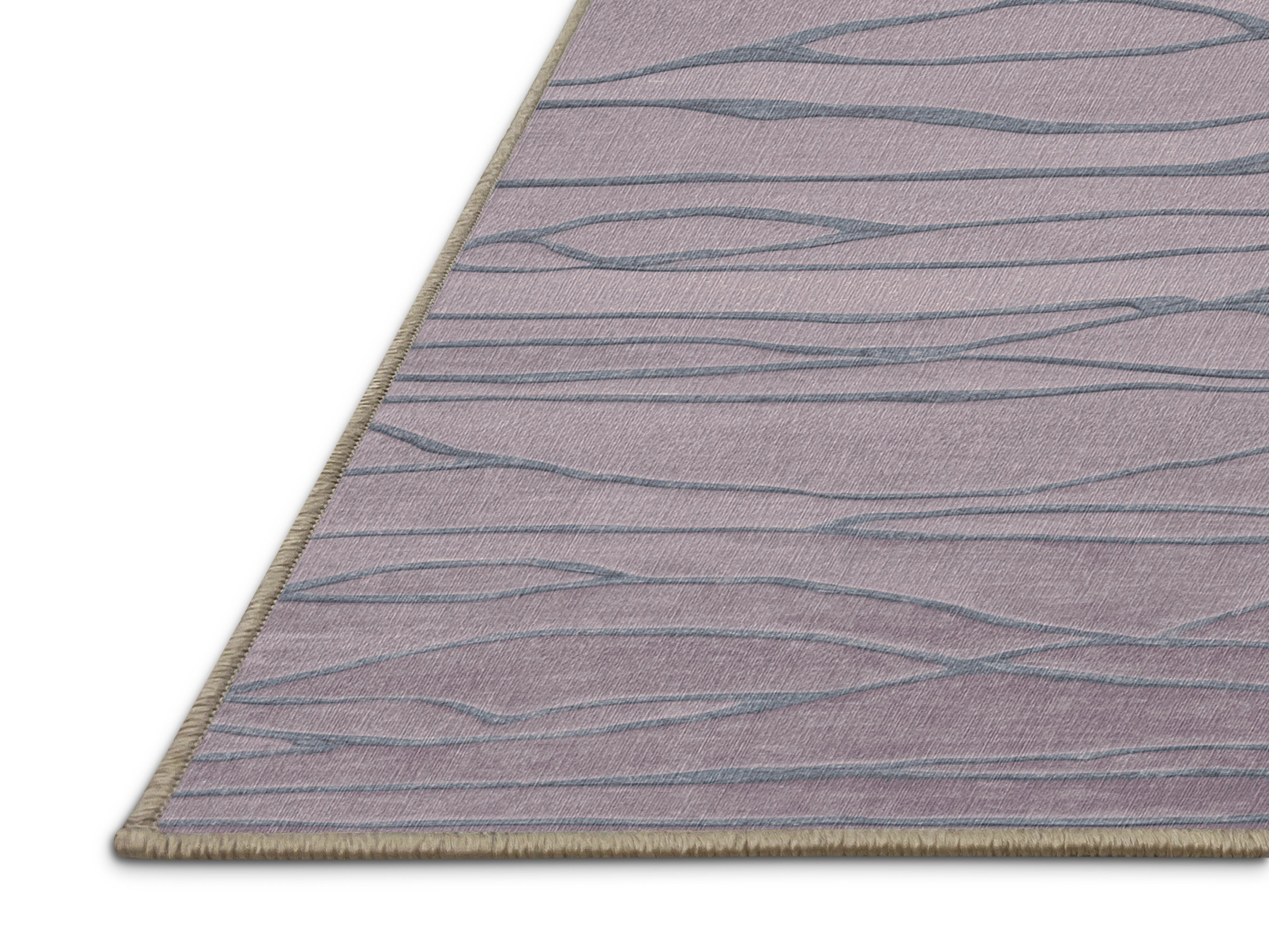 Hokku Designs Machine Washable Abstract Beige Area Rug | Wayfair