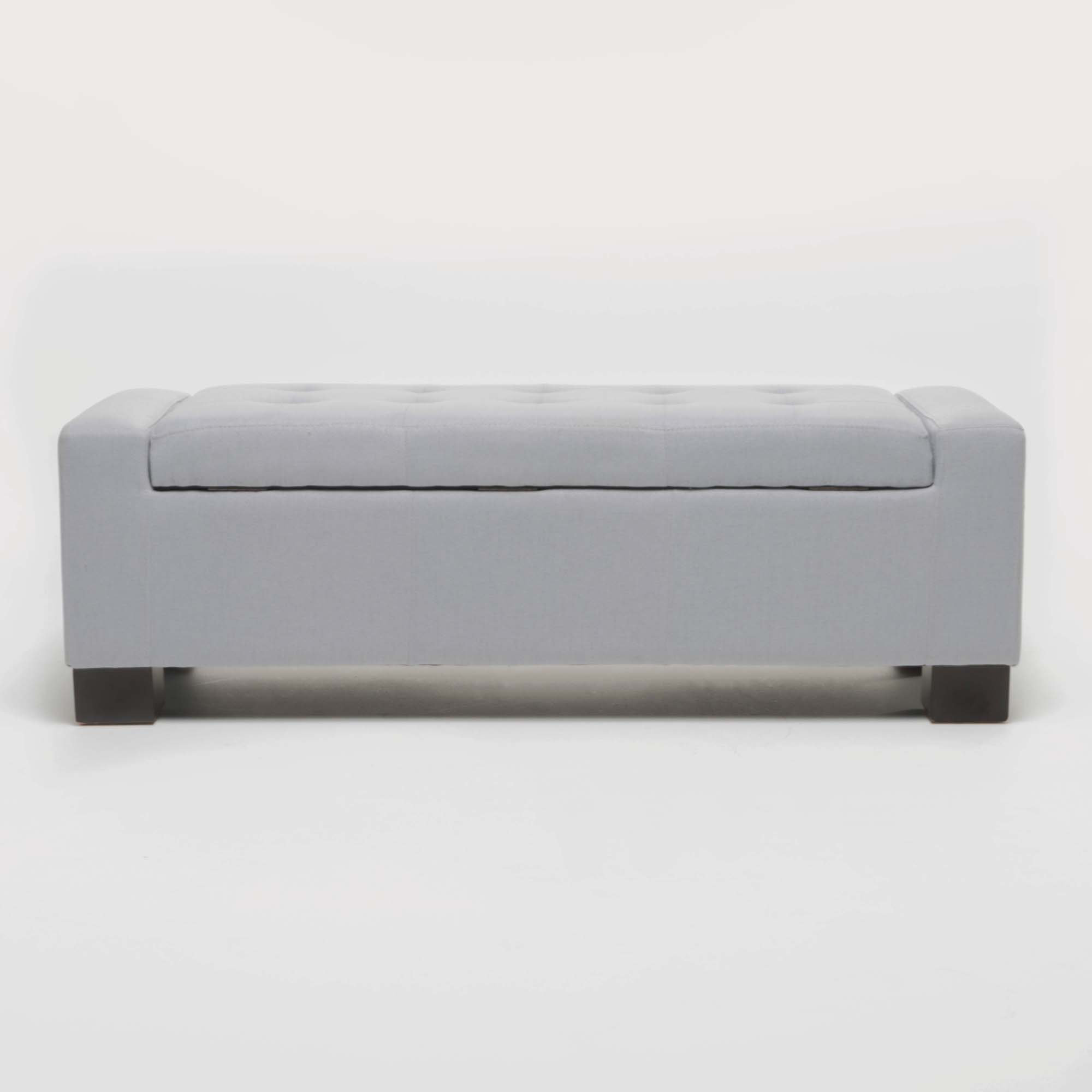 Red Barrel Studio® 50" Bench In Textured Fabric, Rectangular Design ...