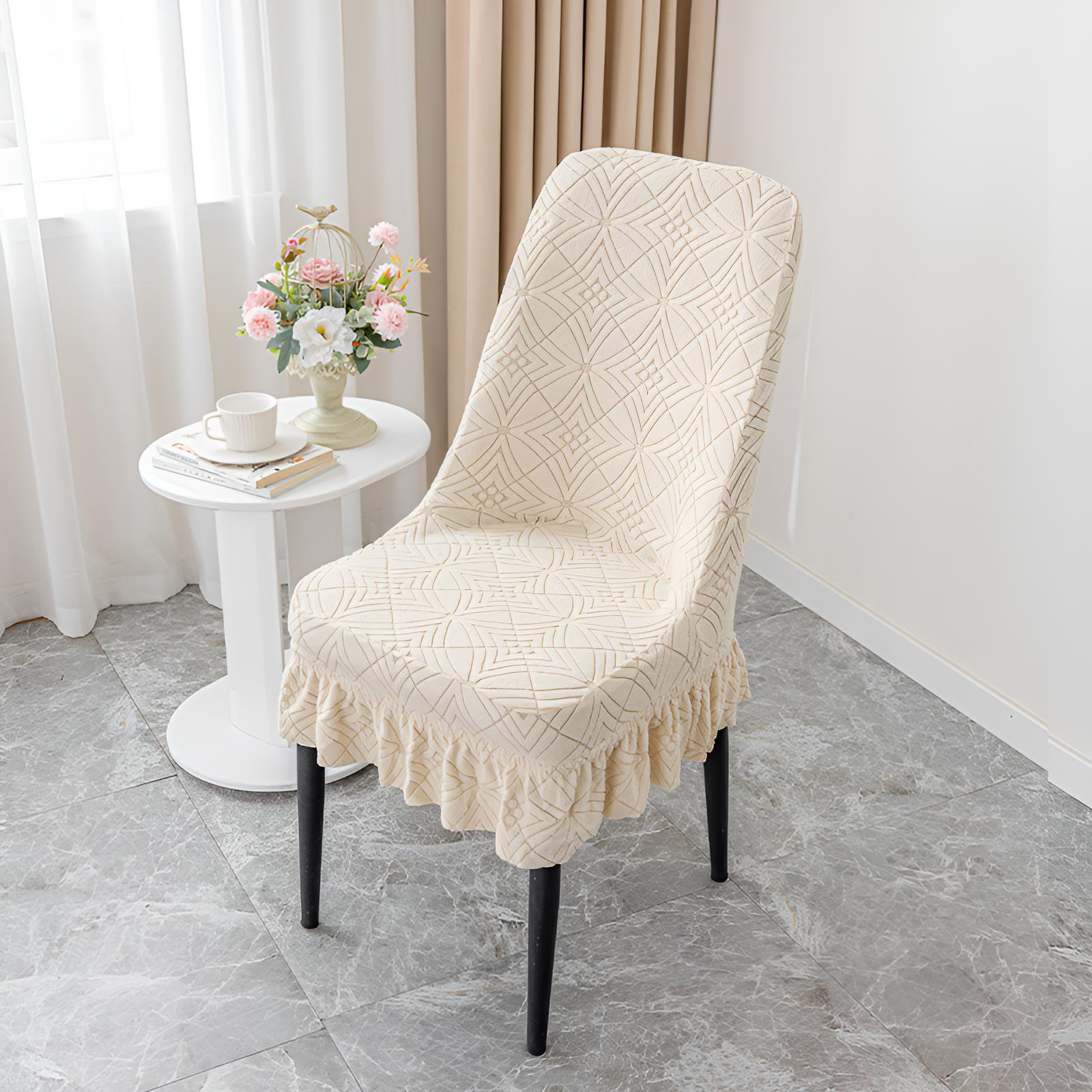 ACHERNAR LLC Curved Chair Cover With High Elasticity And Thickened Full ...