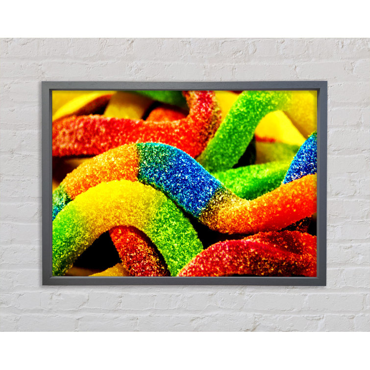 Bright Star Fizzy Snakes - Single Picture Frame Art Prints on Canvas ...