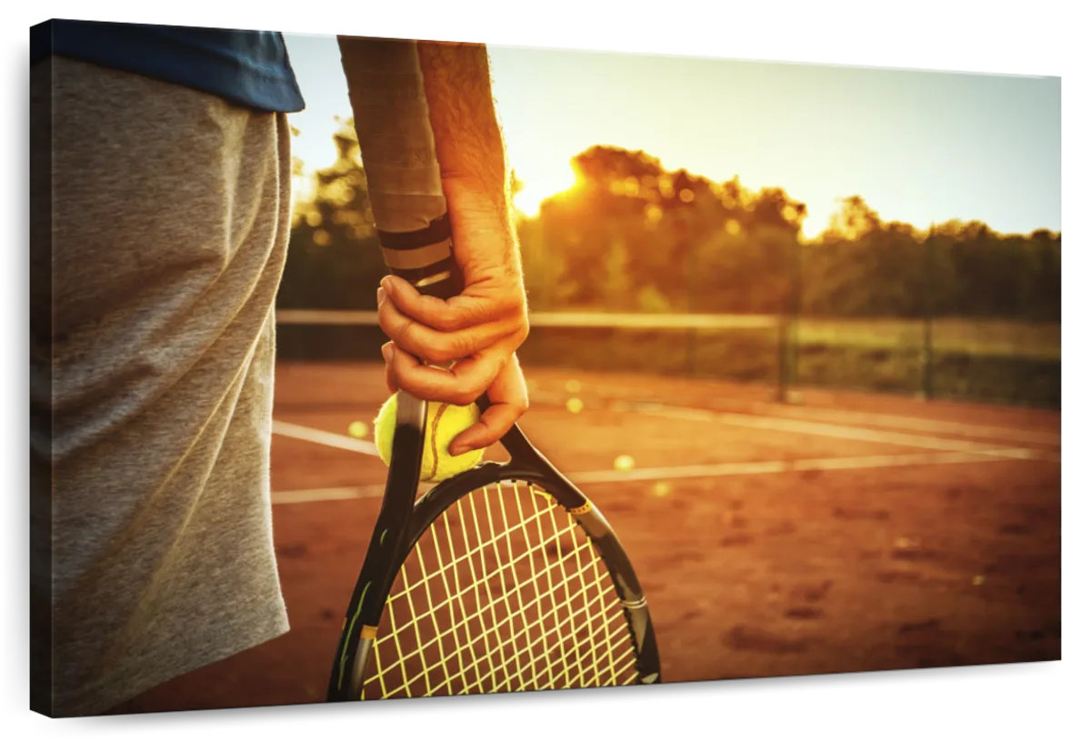 Ebern Designs Sireci Tennis Sunset Play | Wayfair