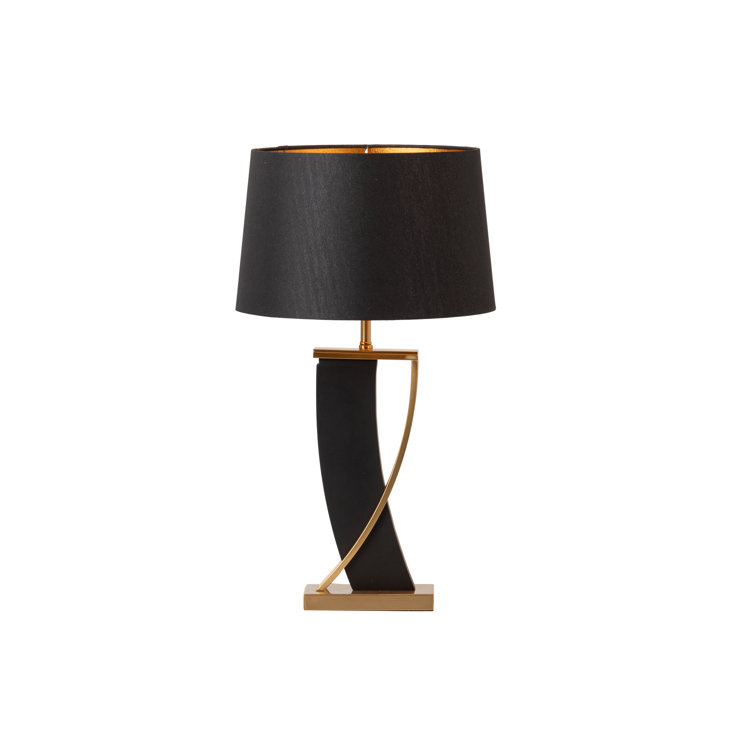 Ethan Chloe 71cm Black/Gold Table Lamp | Wayfair.co.uk