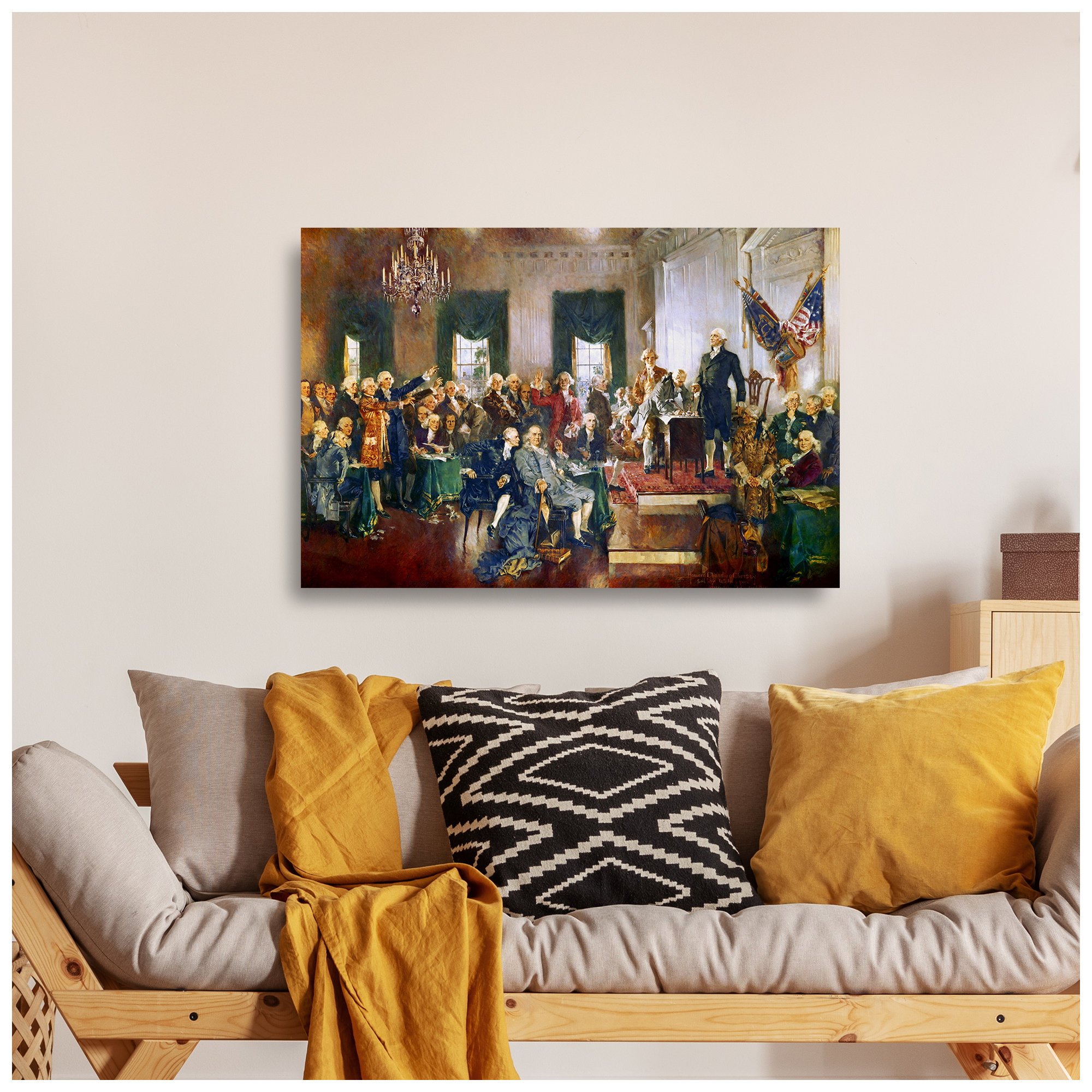 Darby Home Co Scene at the Signing of the Constitution of the United ...