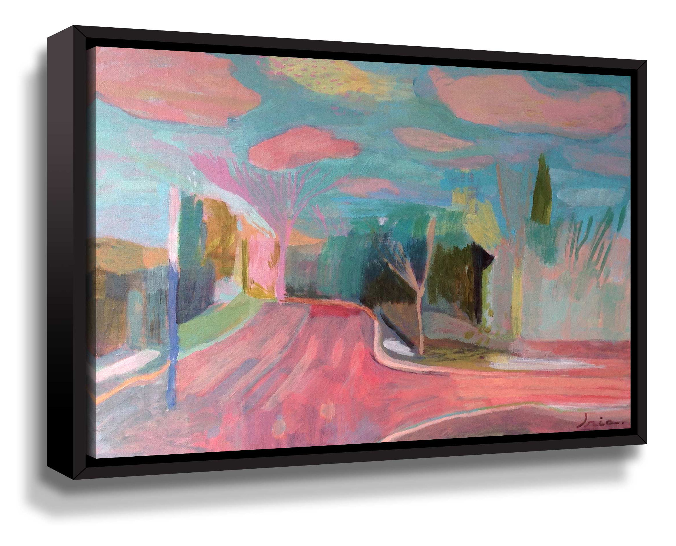 Wrought Studio™ Hazley Clouds Kids Graphic Art on Canvas | Wayfair