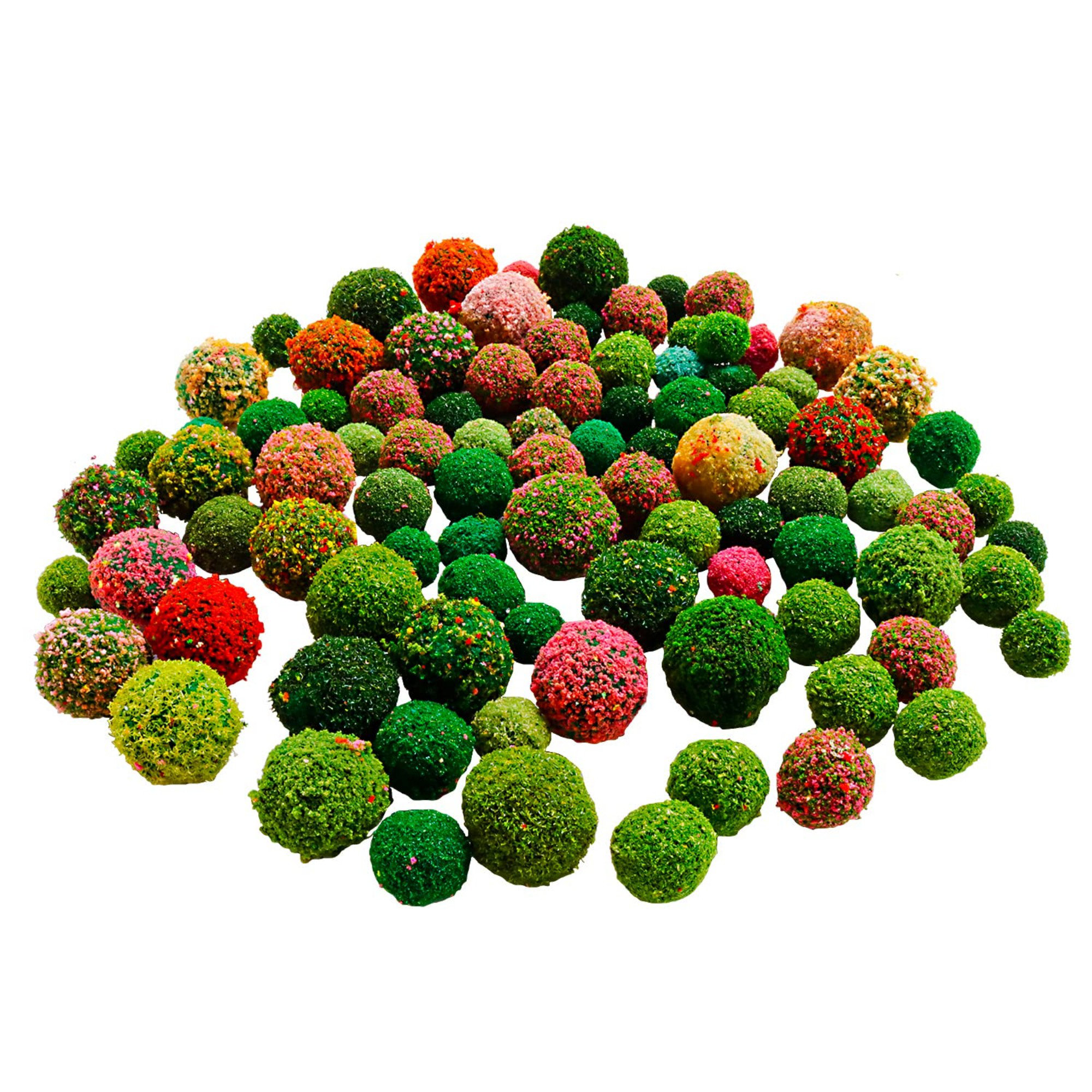 Ophelia & Co. 90 Pcs Mixed Bush Trees Model Trees Miniature Vegetation ...