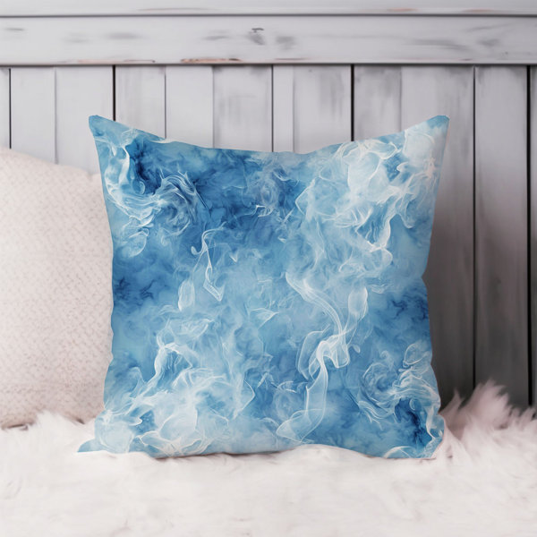 Ethan Taylor Abstract Blue Myst II Modern | Wayfair
