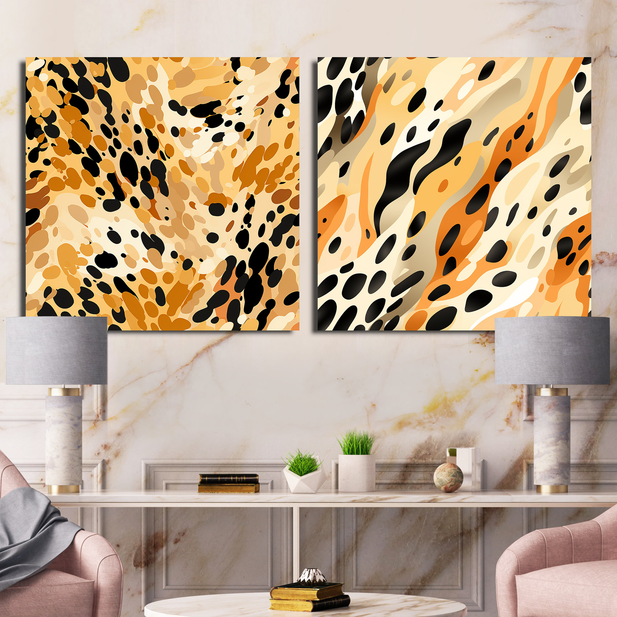 Wrought Studio™ Orange And Black Leopard Print Adventure - Animals ...