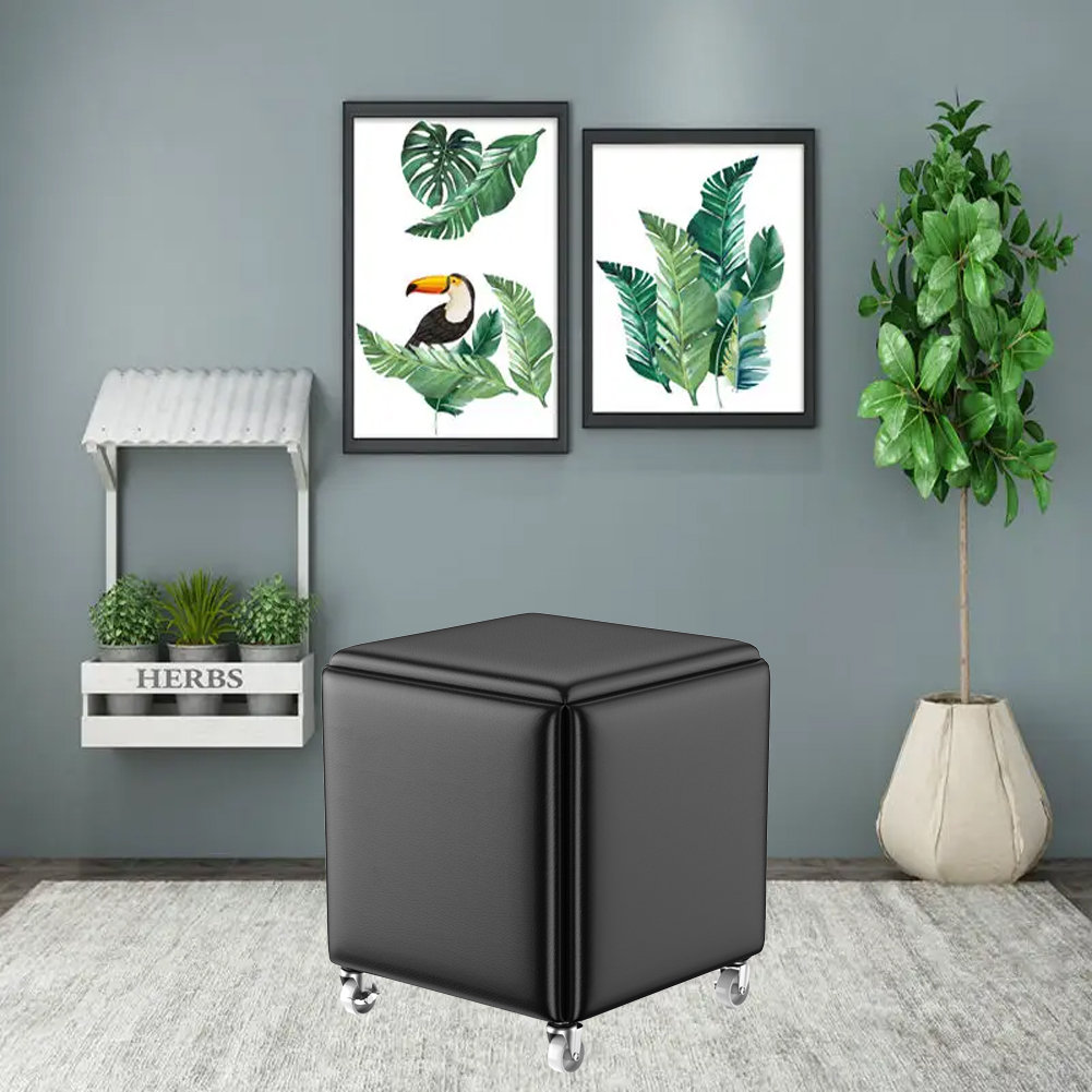 Wrought Studio Breshonna Multifunctional 5 in 1 Cube Ottoman with ...