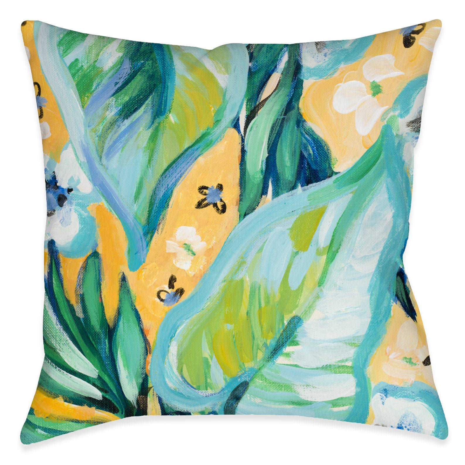 Laural Home Bright Spring Blossoms Outdoor Decorative Pillow | Wayfair