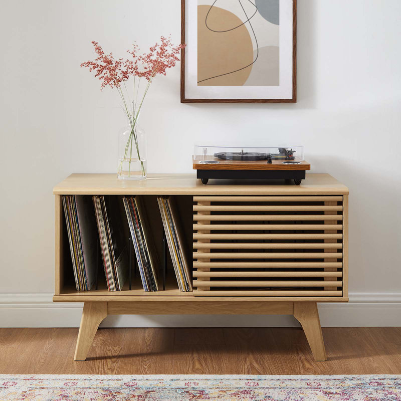Modway Render Mid-Century Modern Vinyl Record Display Stand & Reviews ...