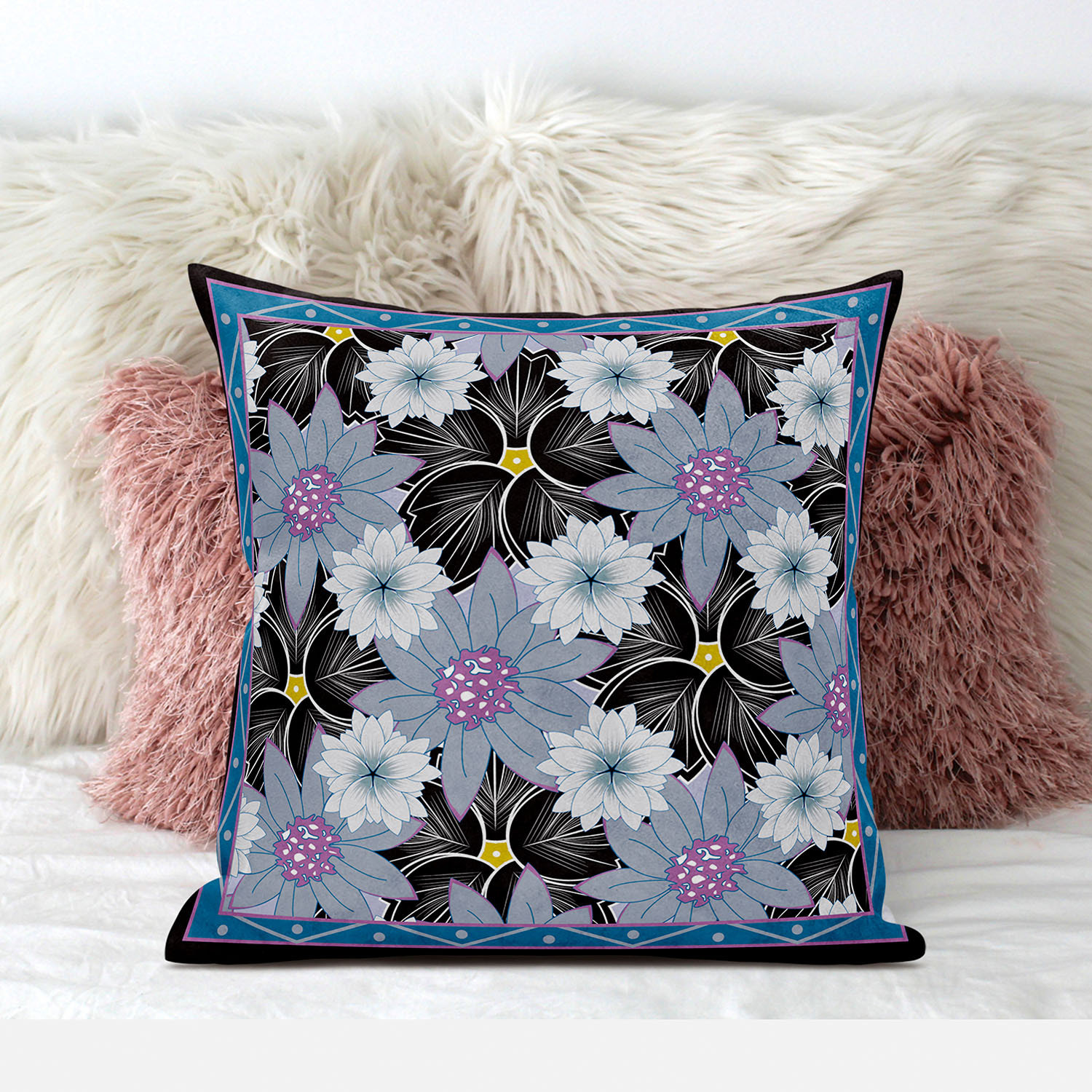 ZeaZu 28X28 Blown Seam Broadcloth Floral Throw Pillow | Wayfair