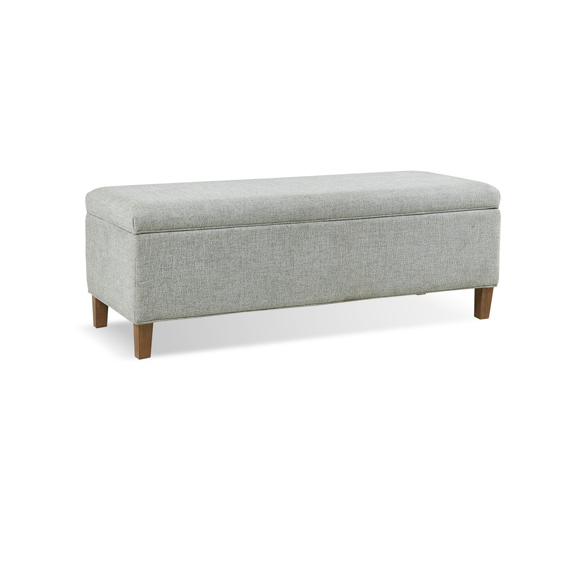 One Allium Way® Blue Solid + Manufactured wood + 100% Polyester Bench ...