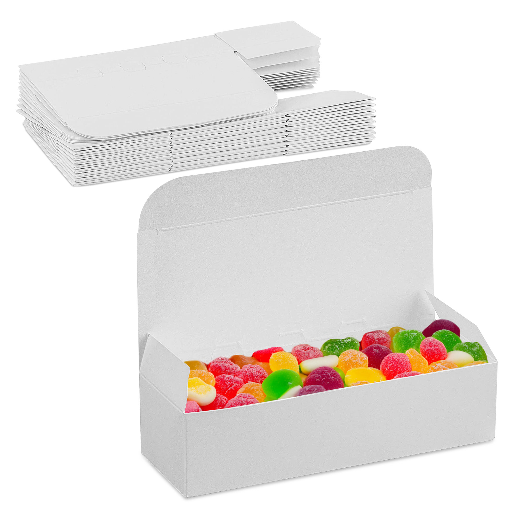 Wildon Home® White Small Candy Box/bakery Box 5" X 2.75" X 1.75" | Wayfair