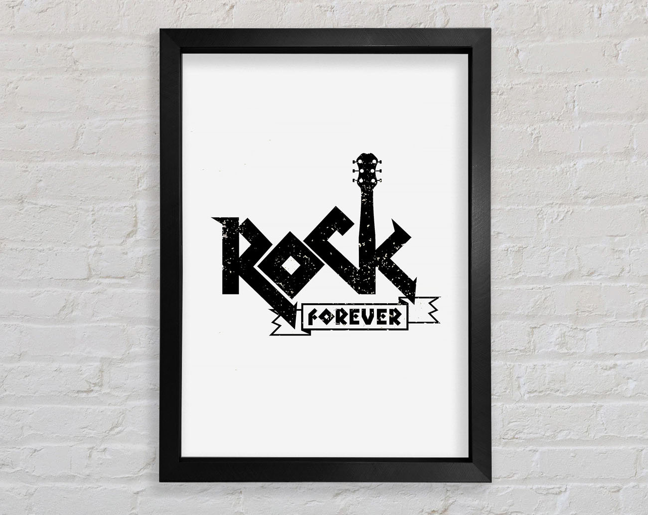 Happy Larry Rock Forever Framed Print | Wayfair.co.uk