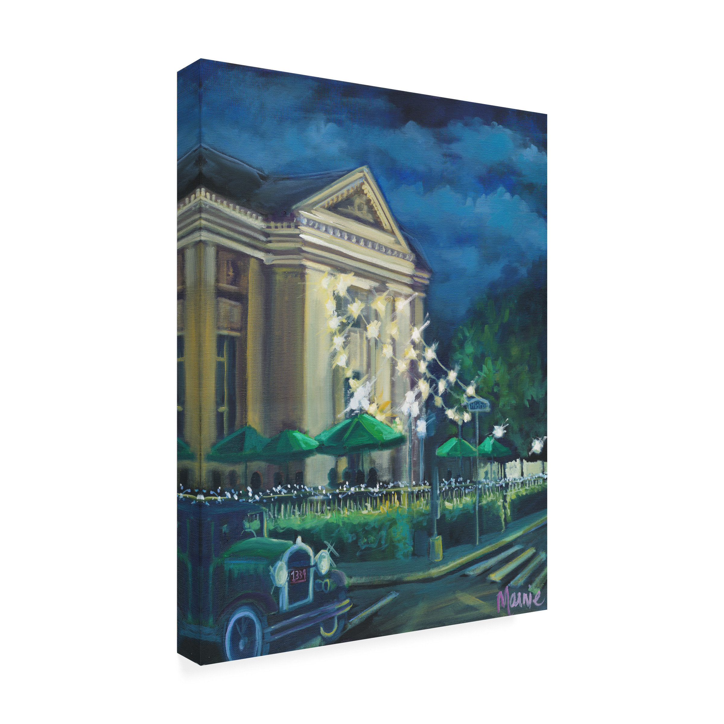 Winston Porter Summernights On Canvas by Marnie Bourque Print | Wayfair