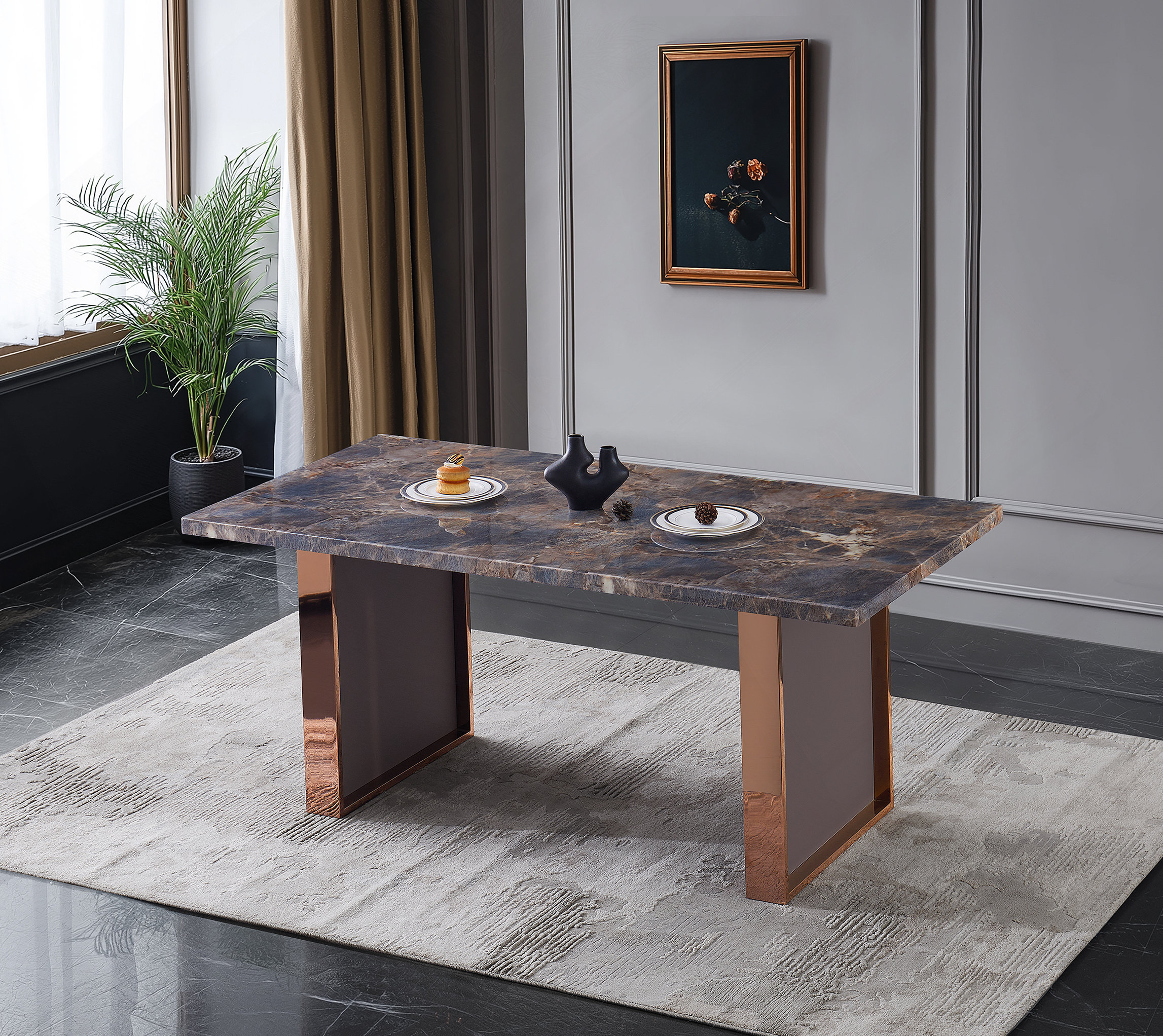 Wrought Studio 1 Piece Rectangular Dining Table Without Chair - Wayfair ...