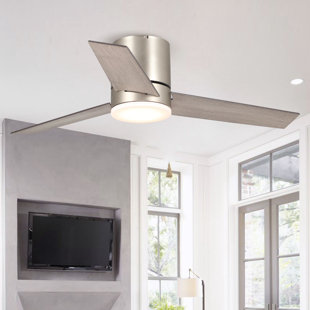 Flush Mount / Hugger / Low Profile Ceiling Fans You'll Love | Wayfair