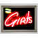 Ebern Designs Neon Girls Sign - Print | Wayfair.co.uk