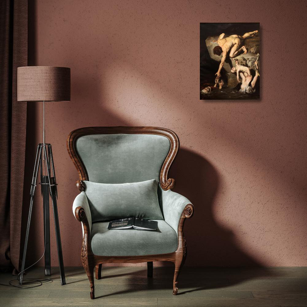 Lark Manor™ "Scene of Deluge" by Joseph-Désiré Court - Gallery Wrap ...