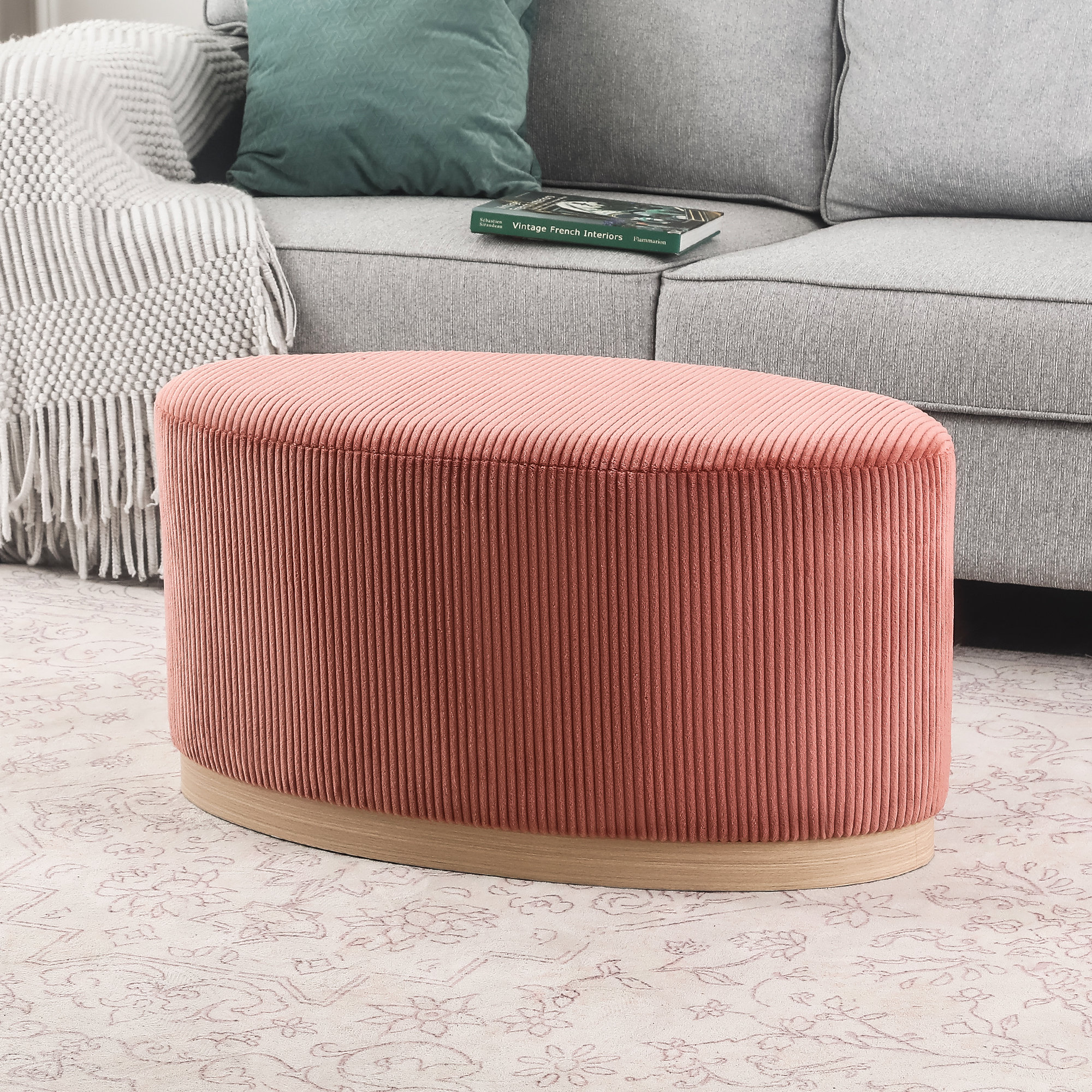 Ebern Designs Elliptical Soft Bench | Wayfair