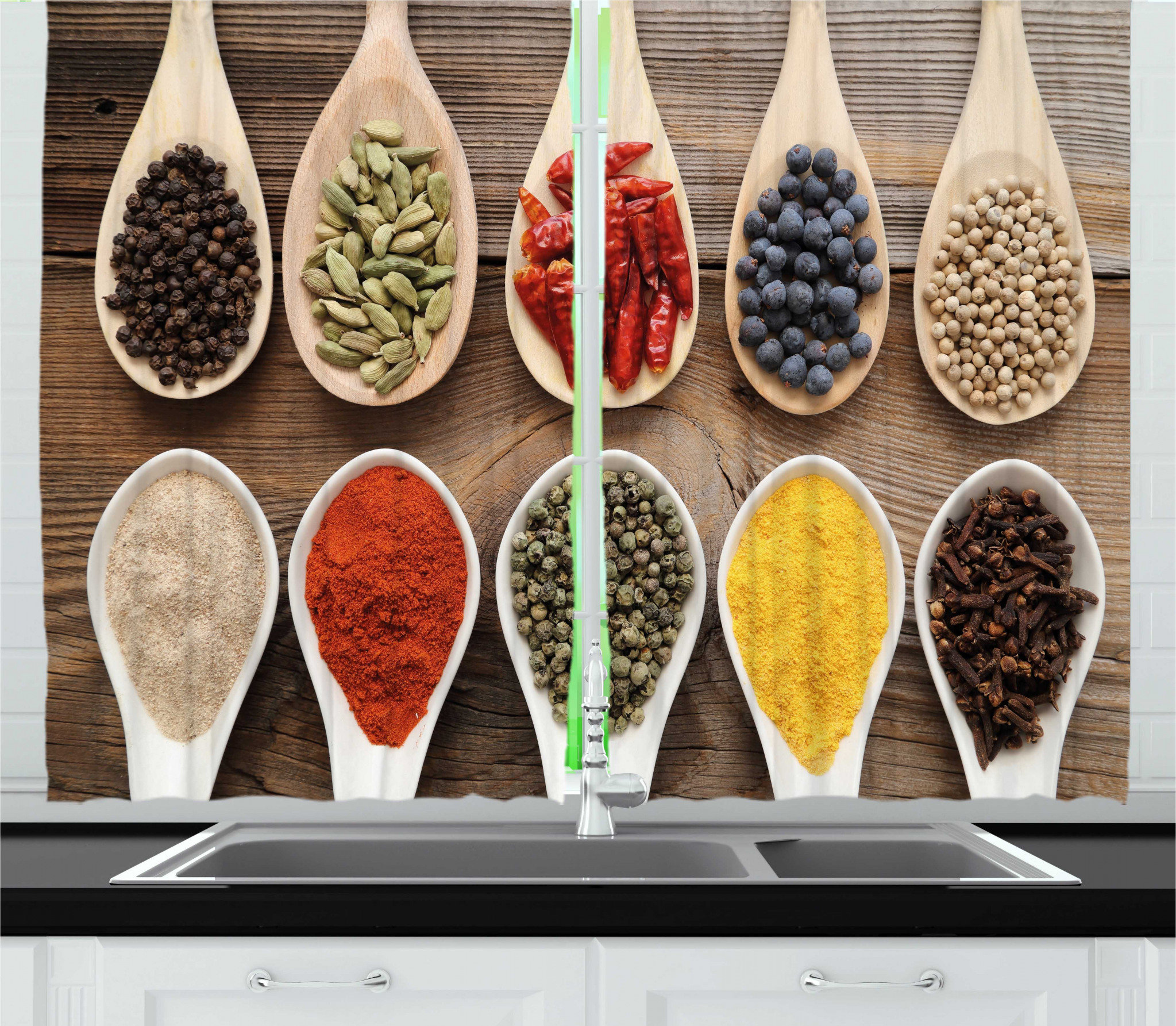 East Urban Home 2 Piece Spice Scenery of Aromatic Spices Arranged on a ...