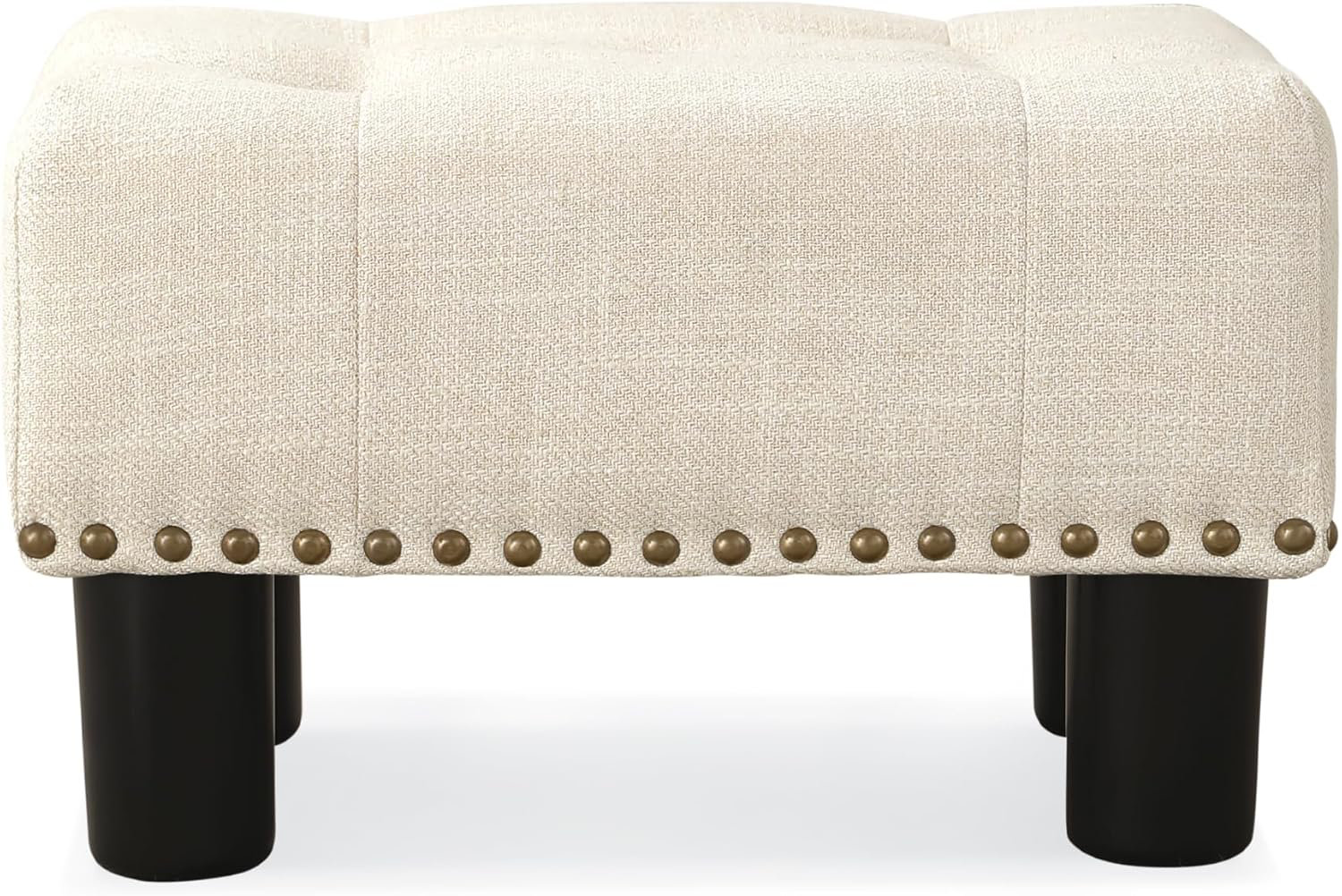 Lark Manor™ Small Tufted Foot Stool, Fabric Foot Stools Ottoman with ...