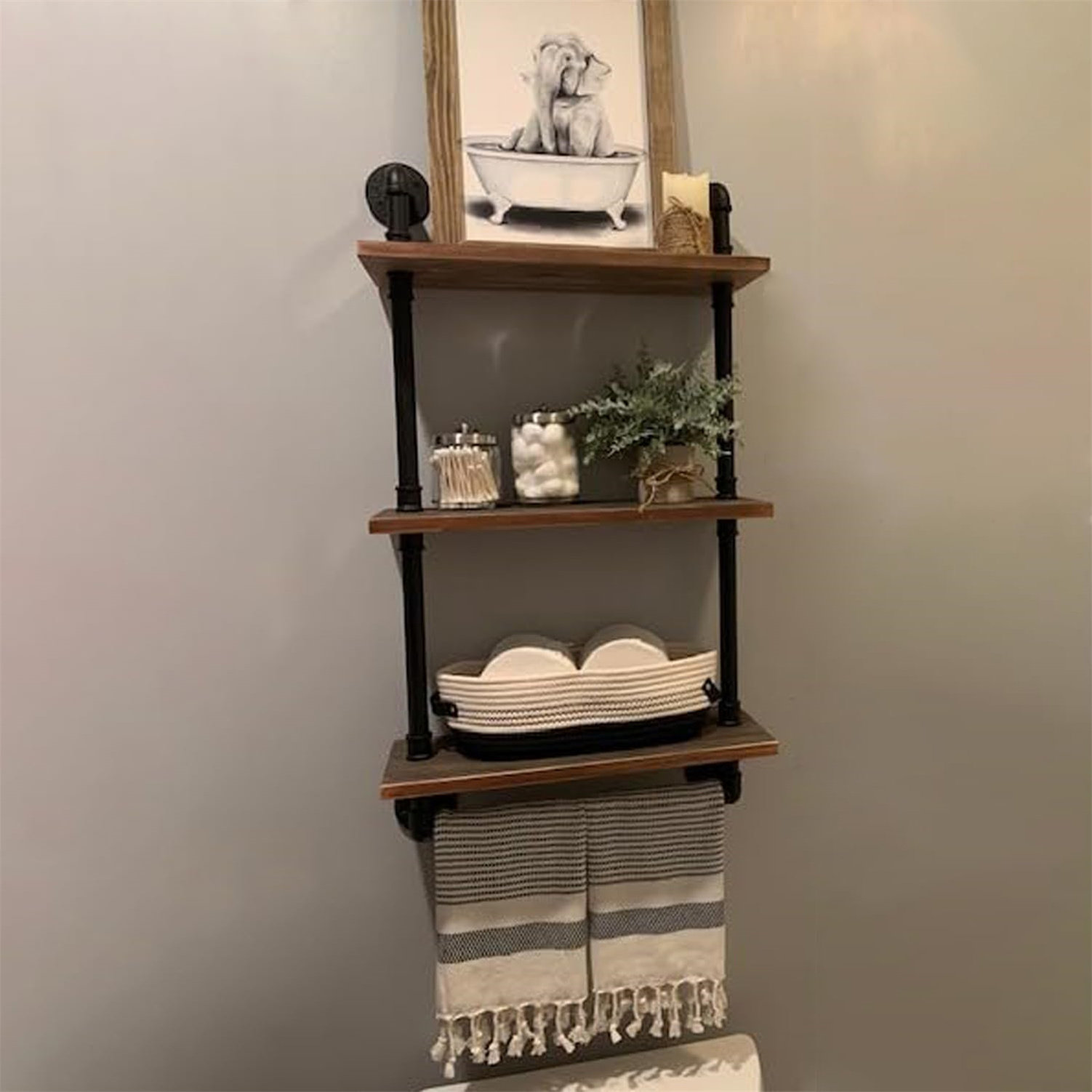 Williston Forge Joeleen 3 Piece Tiered Shelf | Wayfair