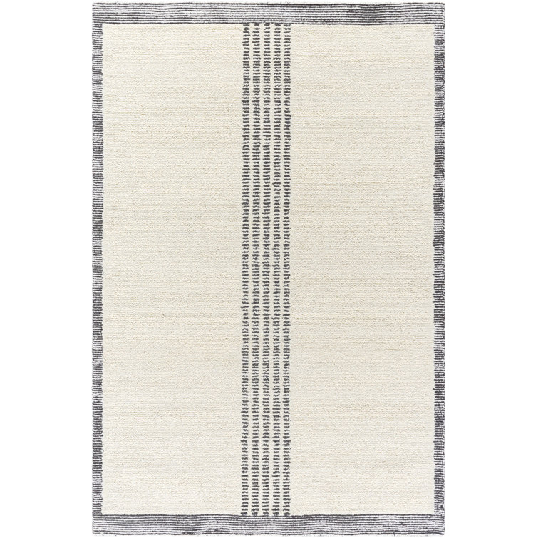 Foundry Select Tinnley Hand Tufted Wool Striped Rug & Reviews | Wayfair