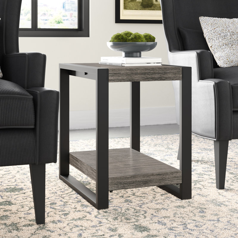 Greyleigh™ Chattooga Frame End Table with Storage & Reviews | Wayfair