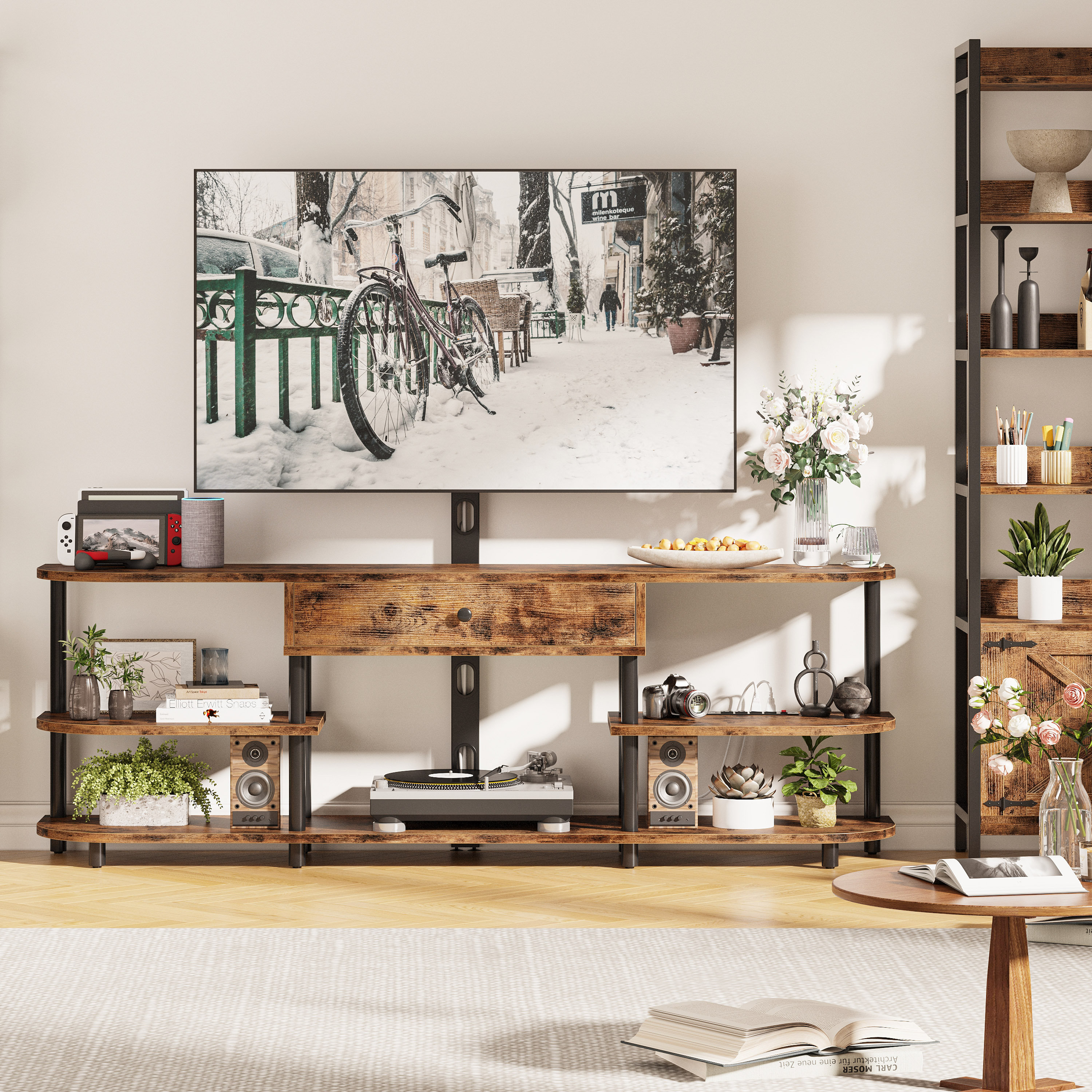 Wade Logan Berislava TV Stand for TVs up to 75" & Reviews - Wayfair Canada