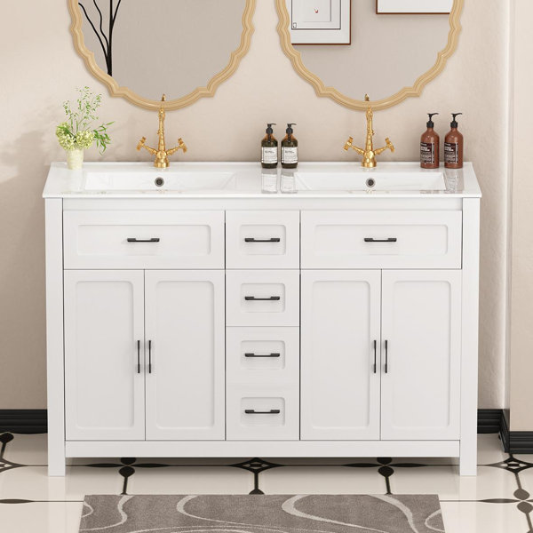 48 Inch Double Bathroom Vanities You'll Love | Wayfair