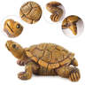 Bay Isle Home™ Mini Tortoise Statue Set of 5 Miniature Resin Turtles ...