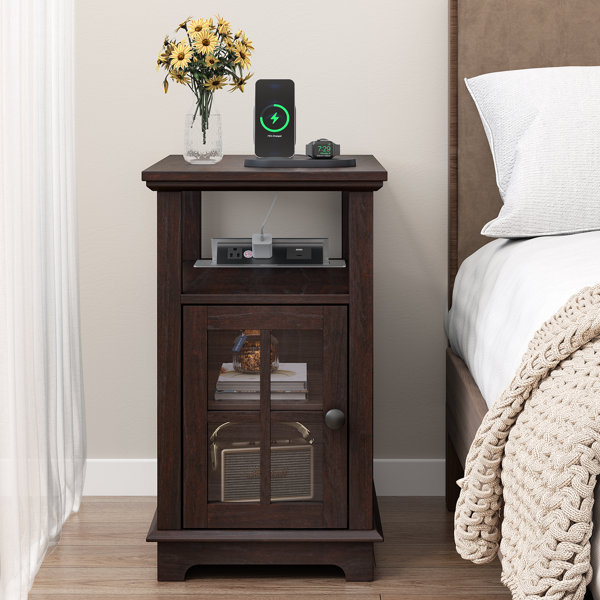 Red Barrel Studio® Boxley 2 Drawer End Table "& Reviews" | Wayfair