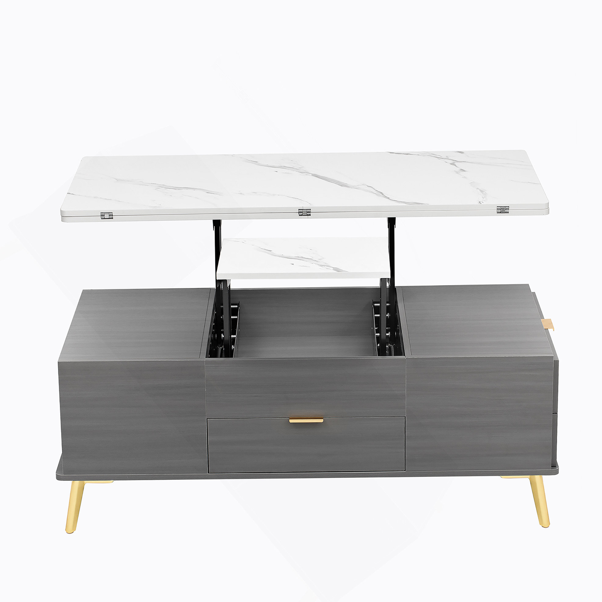 Latitude Run® Modern Lift Top Coffee Table Multi Functional Table with ...