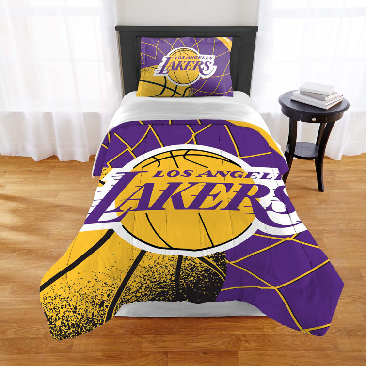 Sweet Home Collection Los Angeles Lakers Officially Licensed Comforter ...