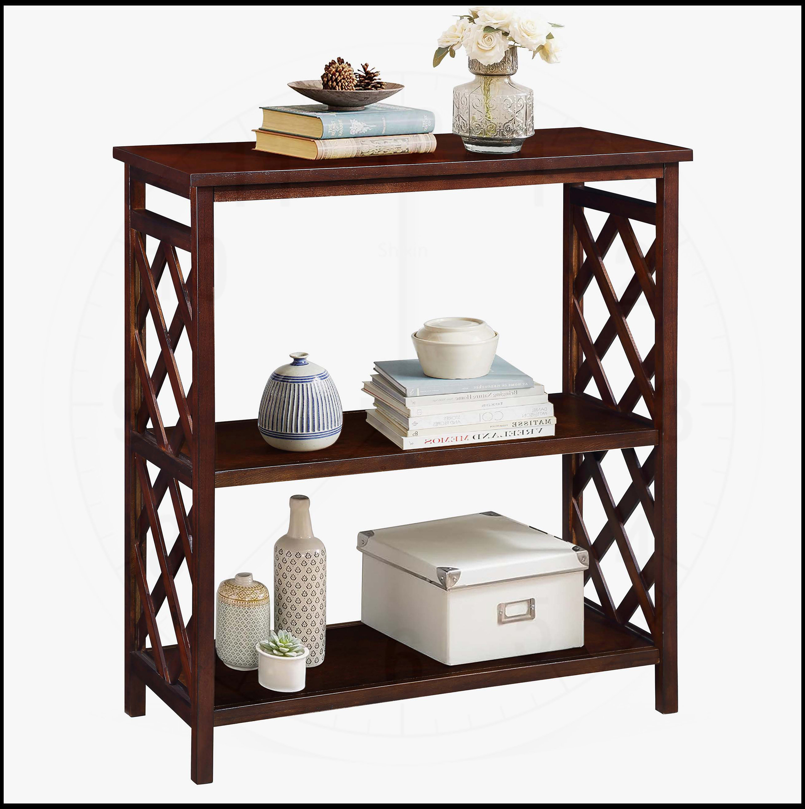 Winston Porter Versatile Console Table with Shelves for Various Rooms ...