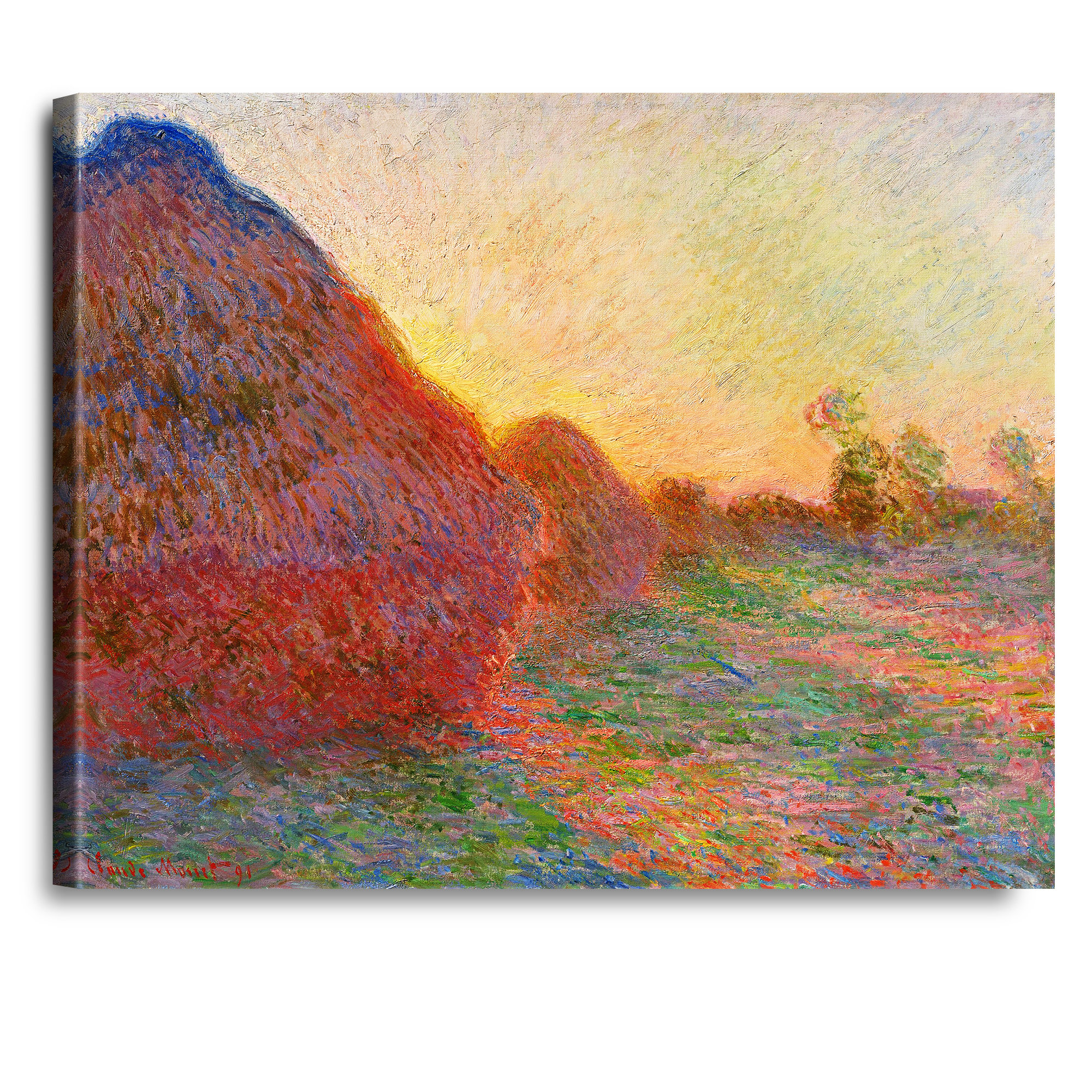 Vault W Artwork Grainstacks by Claude Monet The World Classic Art ...