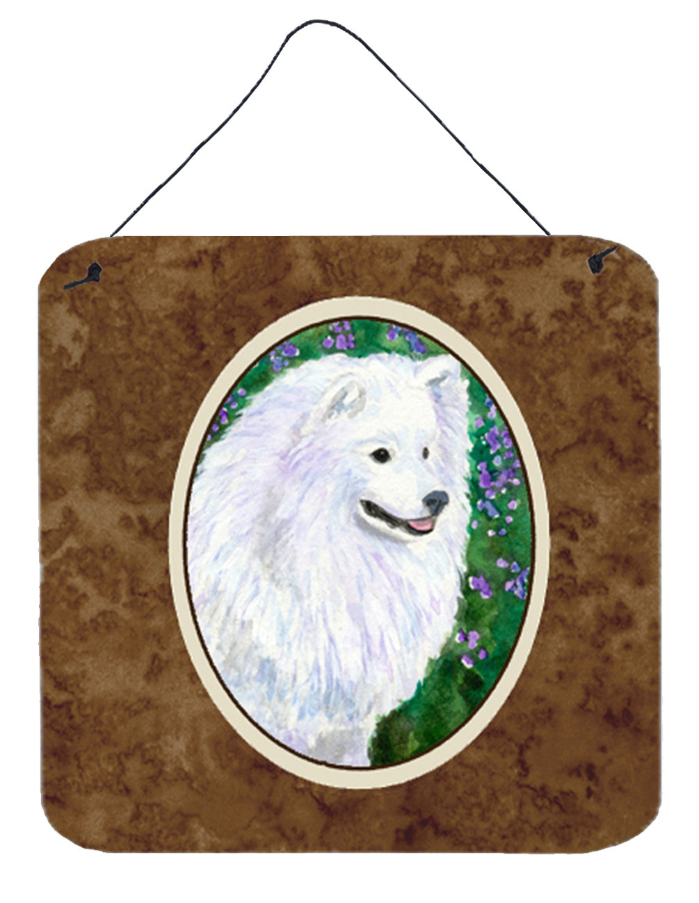 Caroline's Treasures American Eskimo Painting Print Plaque - Wayfair Canada