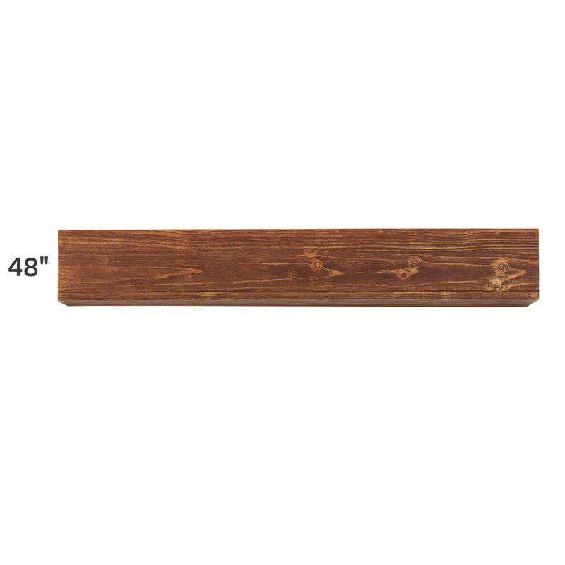 Millwood Pines Ayeesha Solid Cedar Wood Mantel | Wayfair