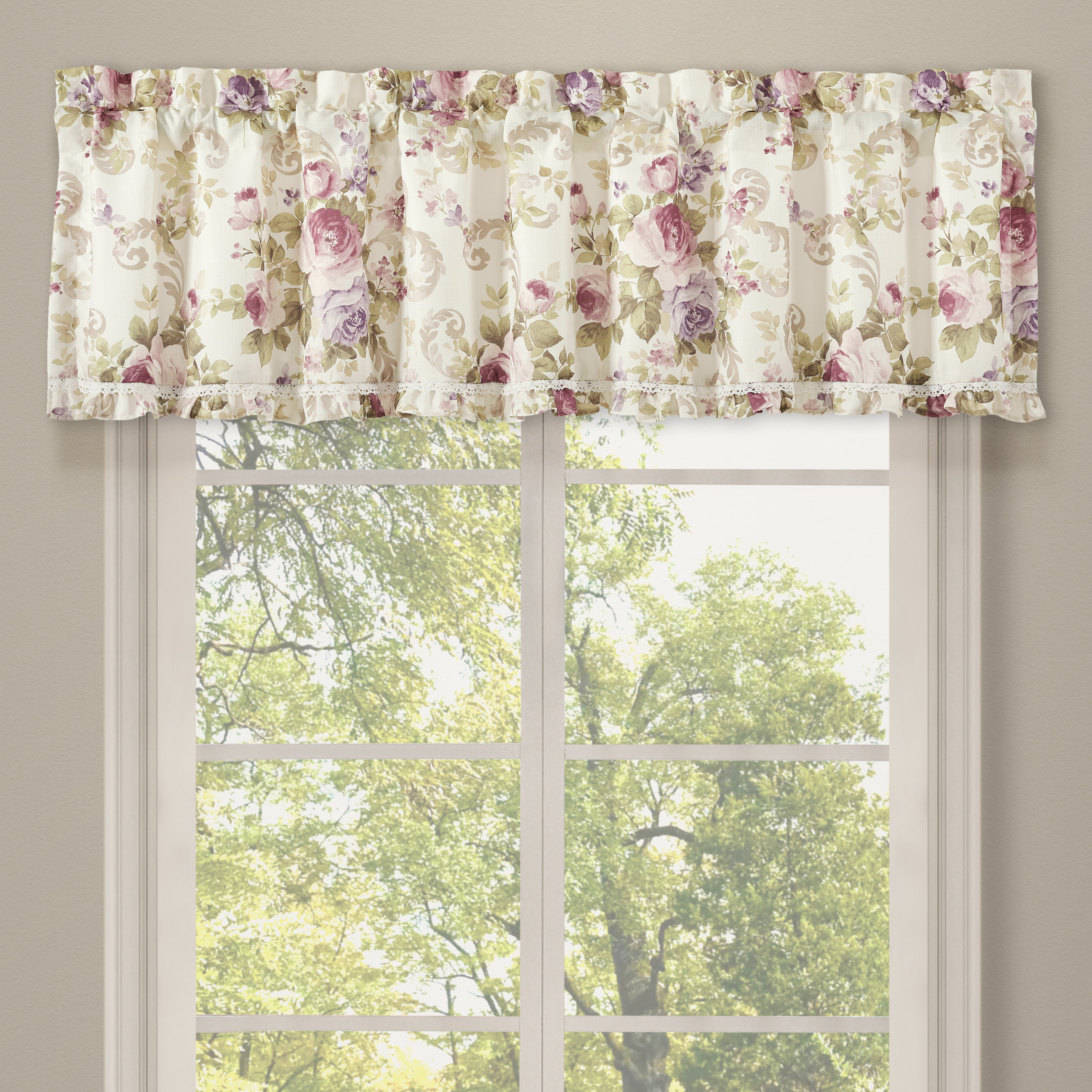 Royal Court Chambord Window Straight Valance & Reviews | Wayfair