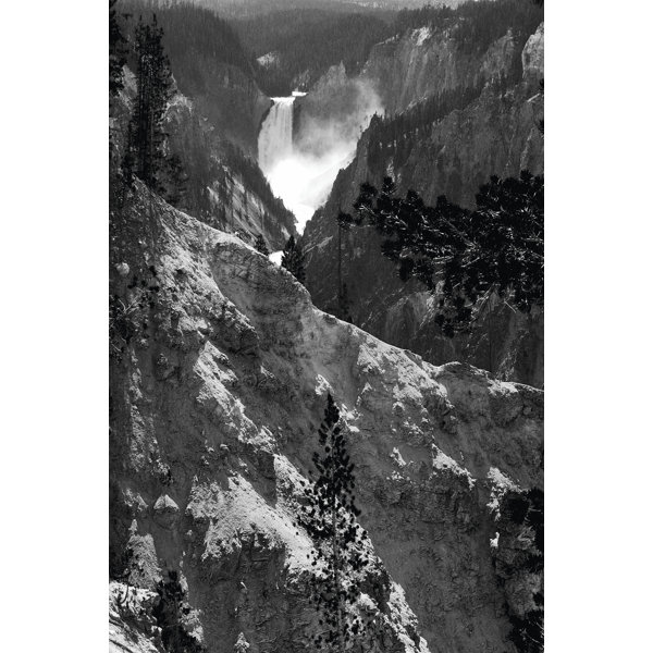 Union Rustic Mountain Waterfall I by Edward C. Morris - Wrapped Canvas ...