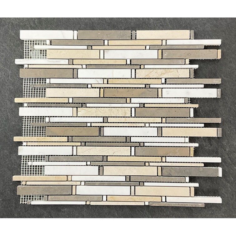 ES Stone Natural Stone Linear Mosaic Wall & Floor Tile - Wayfair Canada