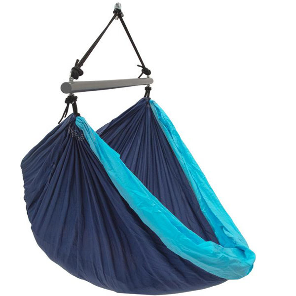 Arlmont & Co. Vivere Nylon Parachute Hammock Chair with Pockets (300 lb ...