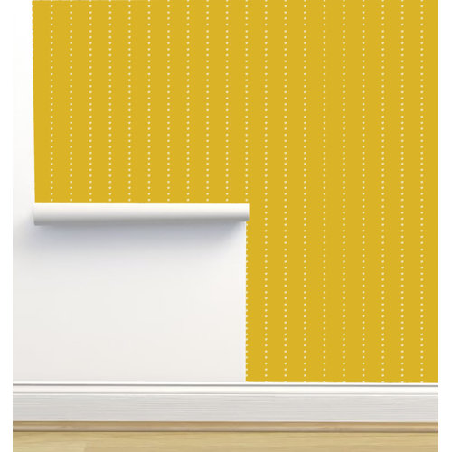 Yellow Peel & Stick Wallpaper You'll Love | Wayfair