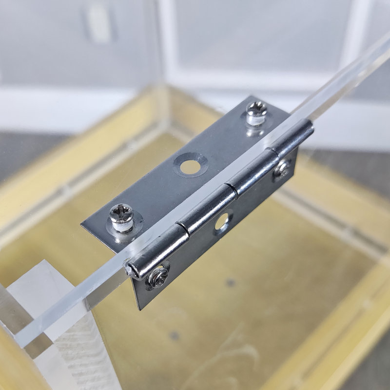 Fixturedisplays® Wood Acrylic Large Floor Standing Tithing Box Offering ...