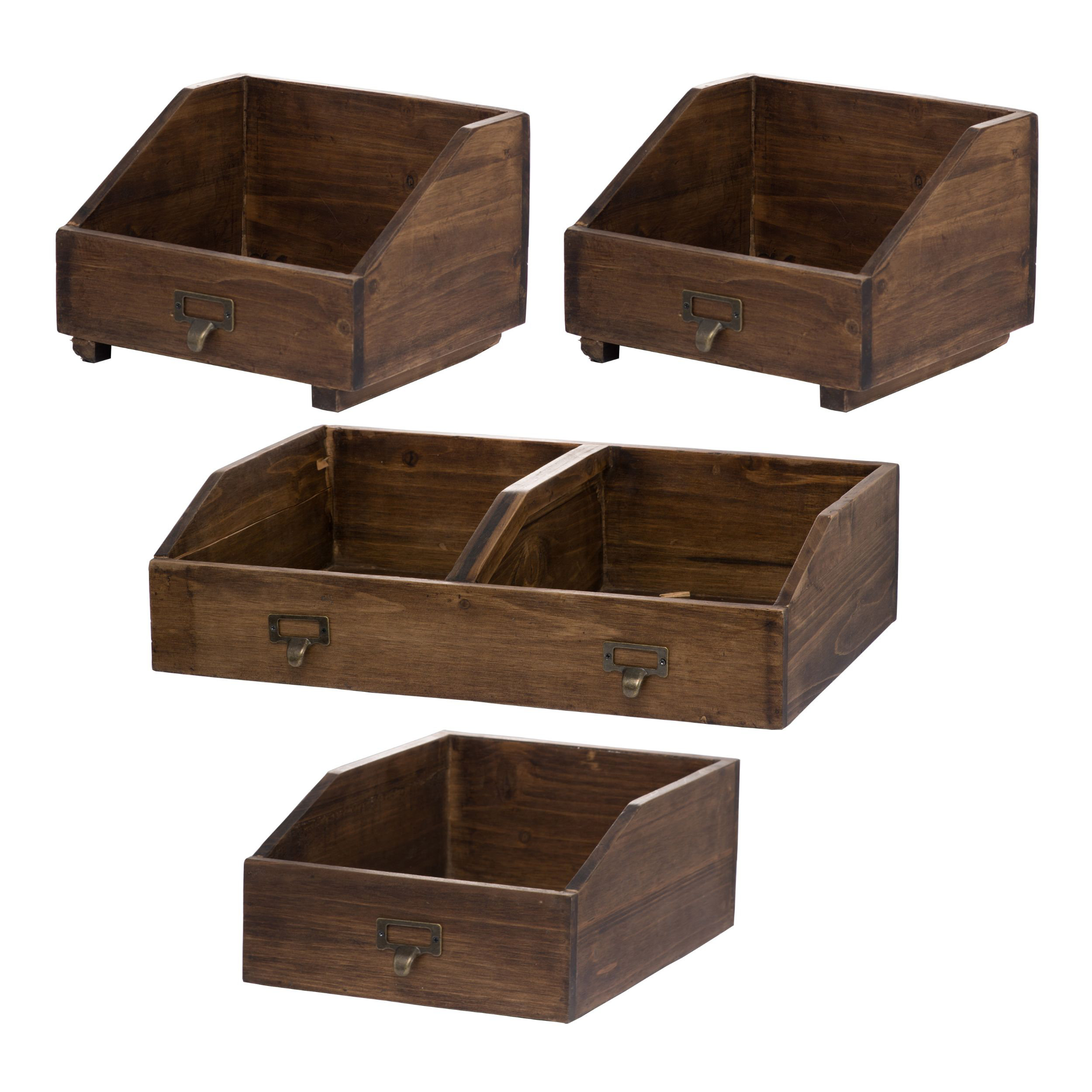 Loon Peak® Solid Wood Storage Bin | Wayfair