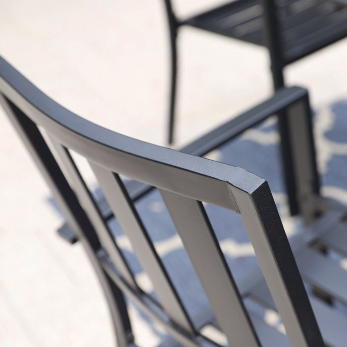 Winston Porter Rotman Furniture Stacking Patio Dining Chair & Reviews ...