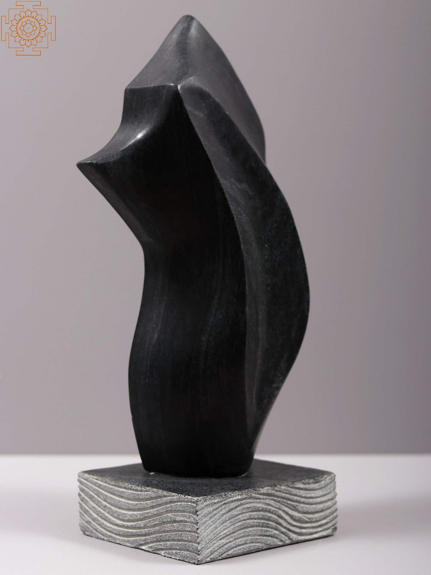 Hokku Designs Mascha Decor Black Stone Garden Statue | Wayfair