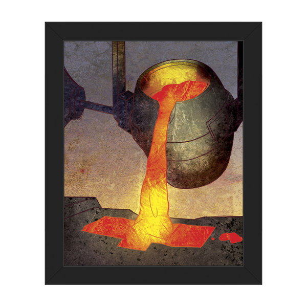 Click Wall Art " Pouring Color " | Wayfair