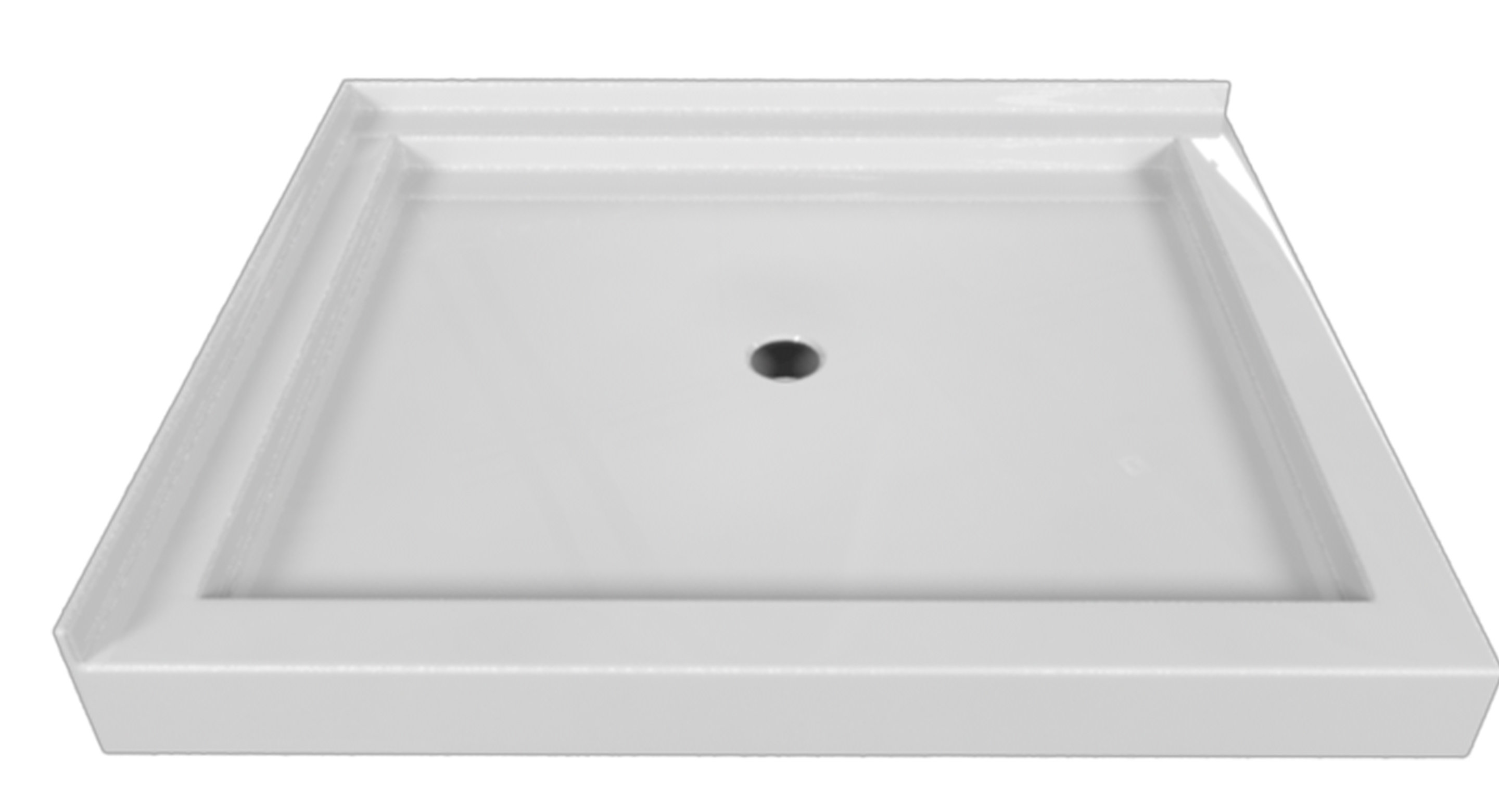 Valley Acrylic Ltd. Signature 42" W x 36" D Double Threshold Shower ...